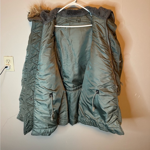Jackets & Coats | Vintage 5s 60s Us Air Force N3b Parka Aviation Flight Coat Jacket Mfg Fur Hood ...